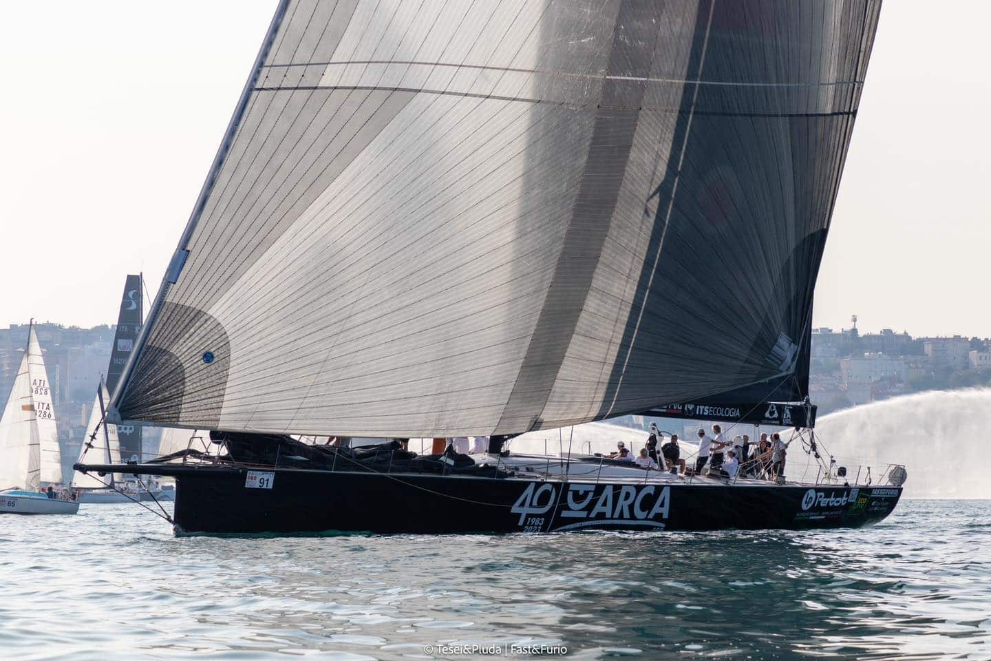 Arca SGR at Barcolana 55 with Armare Ropes - Armare Ropes